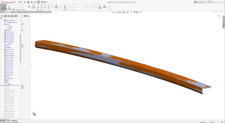 SolidWorks Sweep Surface Profile Intersection Projected Curves Mirror SolidWorks Sweep Surface Profile Intersection Projected Curves Mirror
